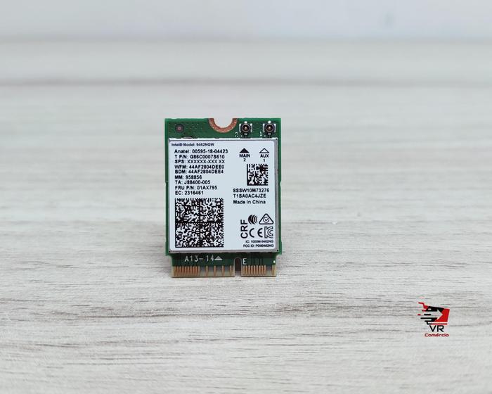 Placa wifi 5ghz com bluetooth 5.0 notebooks dell lenovo acer - INTEL ...