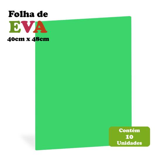 Placas De Eva Leo&Leo 40x48 - Kit Com 10 Folhas Coloridas - Leo Arts - Folha e Placa de EVA ...
