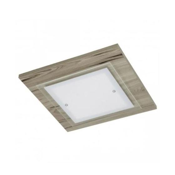Plafon De Madeira Sobrepor 47cm 3 Lâmpadas - Madelustre - Plafon ...
