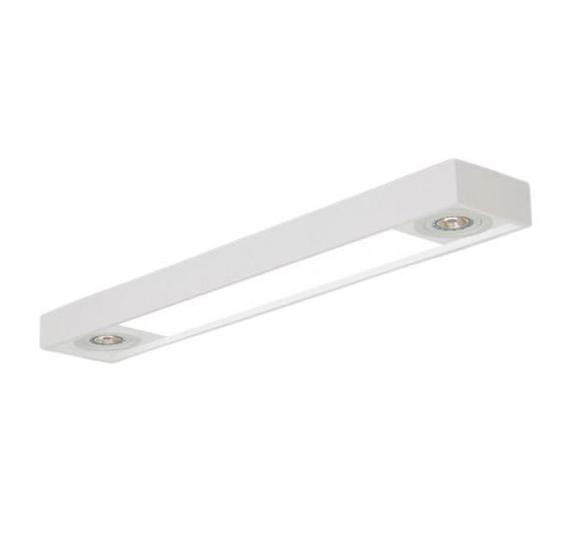 Plafon Retangular O Tropical Slim 4709/65F 2 T8 Led 60Cm - Usina Design ...