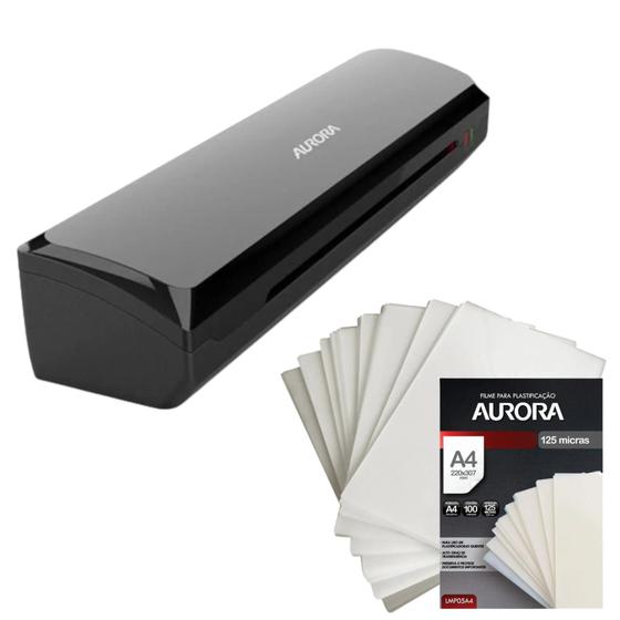 Plastificadora Portátil A4 + Filmes Para Plastificar Documentos A4 ...