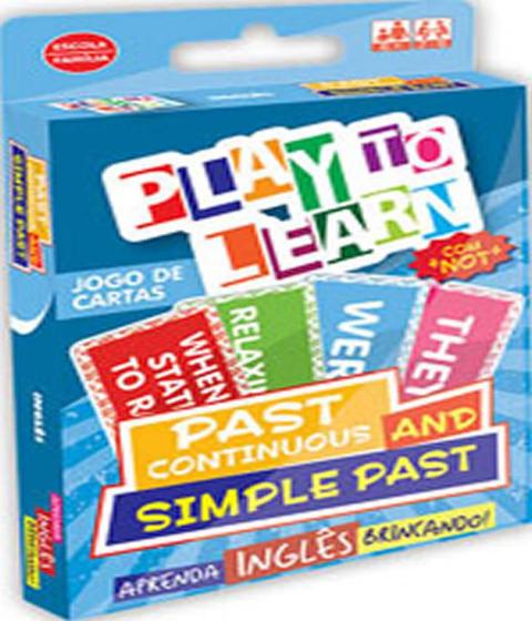 PLAY TO LEARN - JOGO CARTAS – PAST CONT./ SIMPLE PAST - - Livros de Games - Magazine Luiza