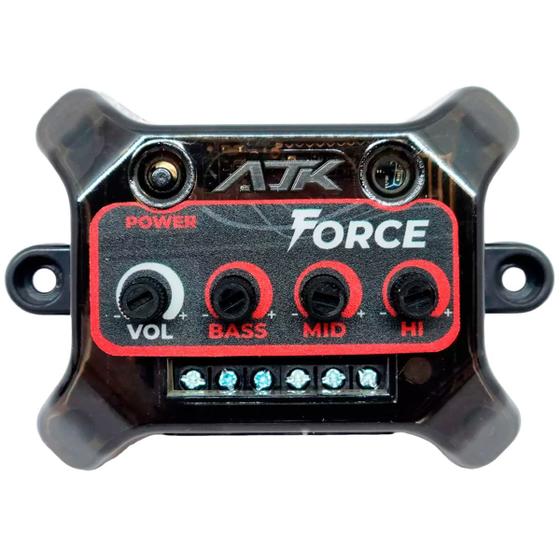 Player Force AJK Para Caixas bob 2 vias 50w RMS Amplificado - Caixa de ...