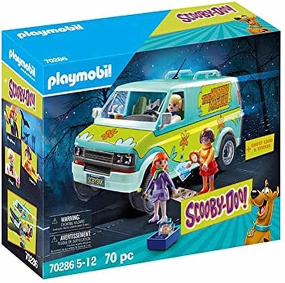 Playmobil - Scooby Doo Van Máquina De Mistério 70 Pçs 70286 ...