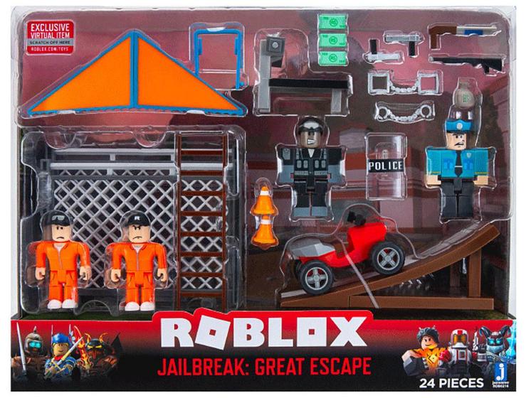 Playset Roblox Jailbreak Sunny Brinquedos - 24 Peças - Playsets ...