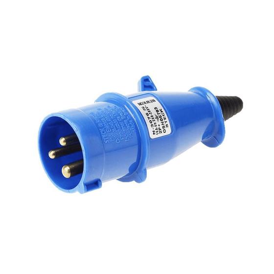 Plug 2p+t 16a-220/240v 6h az newkon n-3076 steck - Plugs e Adaptadores ...