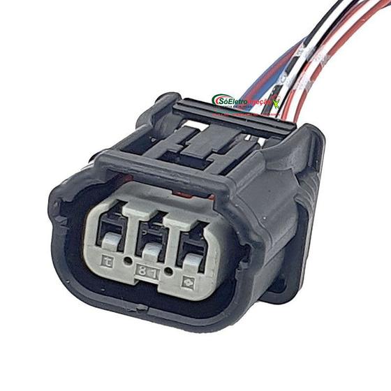 Plug Conector 03 Vias Sensor Map Honda Civic Fit Accord CRV - RAINHA DA ...