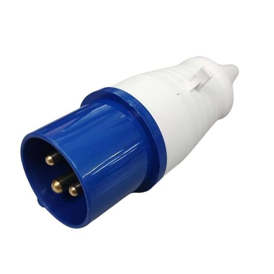 Plug Industrial 16A 2P+T 6 Horas 200-250V Standard Weg - Plugs e ...