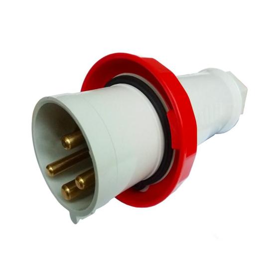 Plug Industrial 3P+T Steck 63A 380/440V 6H Vm 4576 - Plugs e ...