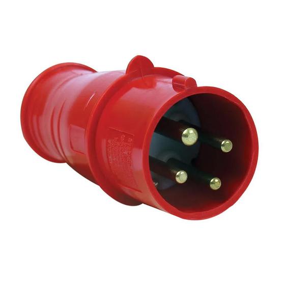 Plug Macho Termoplastico 3P+T 32A 380/440V Vermelho Steck - Plugs e ...