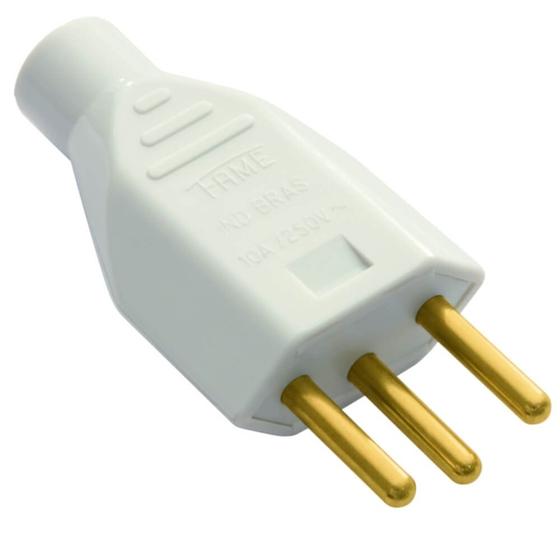 Plugue 2P+T 180g Macho 10A Cinza - 1729 - FAME - Plug Macho - Magazine ...