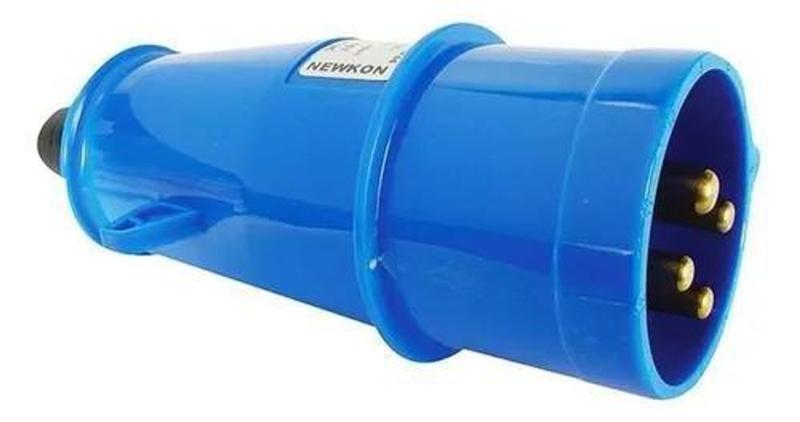 Plugue 3p+t 16a 200/250v Azul - N4079 - Steck - Plugs e Adaptadores ...