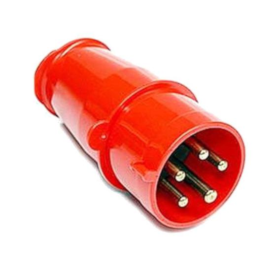 Plugue Industrial Macho Vermelho 3P+T+N 16A 440V IP44 N5076-NEWKON ...