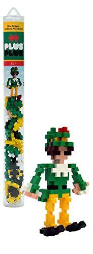 PLUS PLUS Mini Maker Tube Elf 70 Peças, Construção de Construção Tronco ...