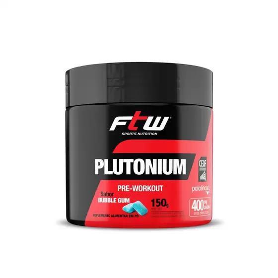 Plutonium pre-workout 150g sabor bubble gum - FTW - Pré Treino ...