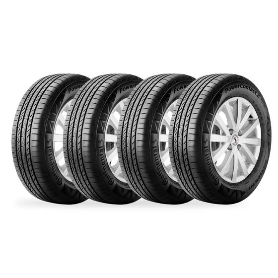 Pneu Aro 15 Continental PowerContact 2 185/65R15 88H - 4 unidades - CONTINENTAL DO BRASIL - Pneu ...
