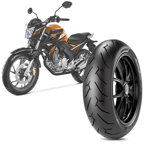 Pneu Moto CB 250 Twister Pirelli Aro 17 140/70r17 66H Traseiro Diablo Rosso 2 - Pneu de Moto ...