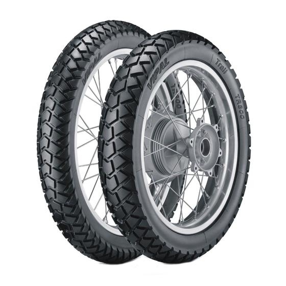Pneu Moto Vipal Trail TR300 2.75-18 42P TT - Dianteiro - Pneu para Moto ...