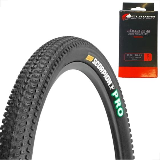 Pneu Pirelli Scorpion Pro 29 X 2.20 Kevlar Sem Arame Mtb + Camara de ar ...
