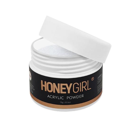 Pó Acrílico Honey Girl Acrylic Powder Acrigel Clear 15Gr - Alongamento ...