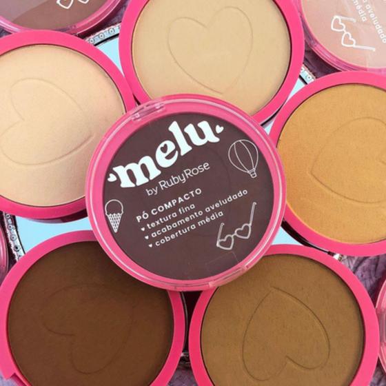 Pó Compacto Melu By Ruby Rose Todas as Cores - Pó Compacto / Facial - Magazine Luiza