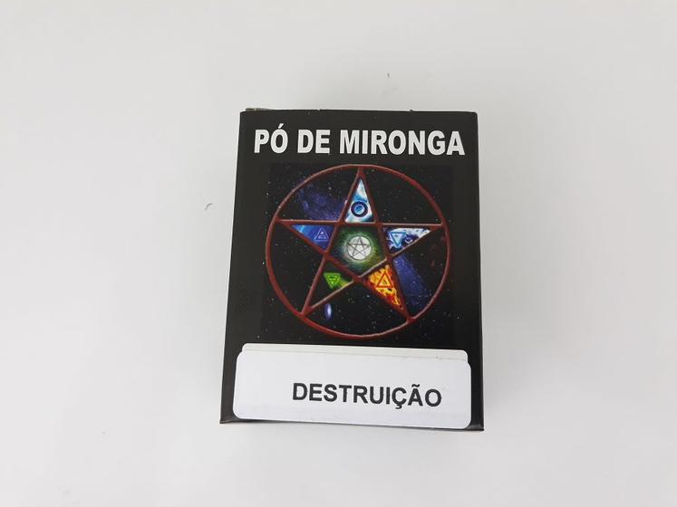 Pó de Mironga Destruição Especial Simpatia e Ritual Umbanda Quimbanda ...