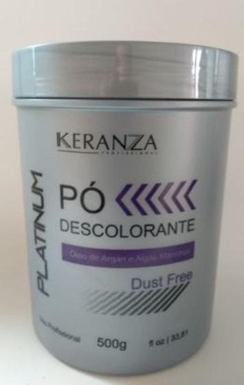 Pó Descolorante Platinum - Dust Free - 500g - Grankéra (Keranza ...