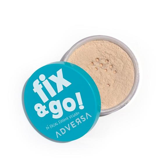 Pó Facial Fixador Vegano Fix e Go! Adversa - AD700V - Maquiagem Facial ...