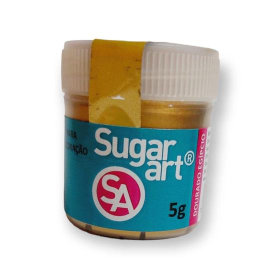 Pó para Decoração Dourado Egípcio 5G Sugar Art un - Pó para Decoração ...