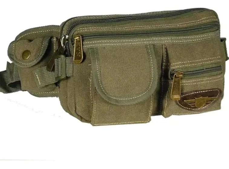 Pochete Masculina Em Lona Forrada E Reforçada Kvn - Pochete - Magazine ...