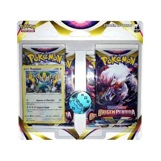 Pokemon Blister Quadruplo Espada e Escudo Origem Perdida Jogo de Cartas ...