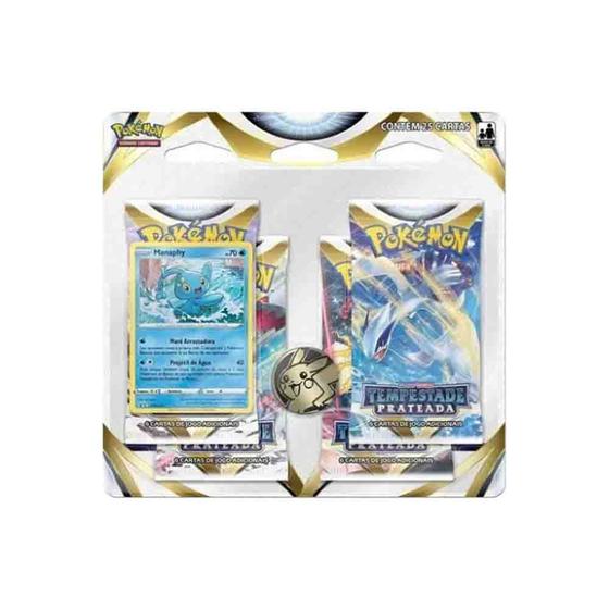 Pokemon Blister Quadruplo Espada E Escudo Tempestade Prateada Jogo De