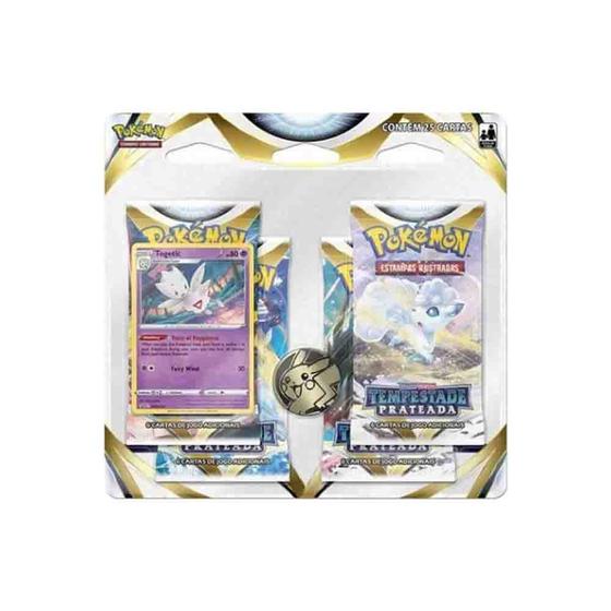 Pokemon Blister Quadruplo Espada E Escudo Tempestade Prateada Jogo De