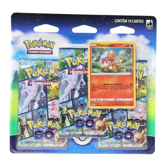 Pokémon Blister Triplo Pokémon Go Copag Deck De Cartas Magazine Luiza