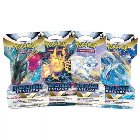 Pokemon Blister Unitário Espada E Escudo Tempestade Prateada Copag
