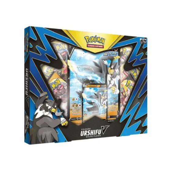 Pokémon Box Coleção Urshifu Golpe Fluído V 4+ 290 Copag - Deck de ...