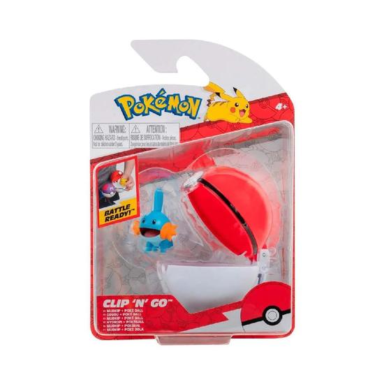 Pokemon Clip and Go Mudkip + Poke Ball Sunny 2606 - Bonecos - Magazine ...