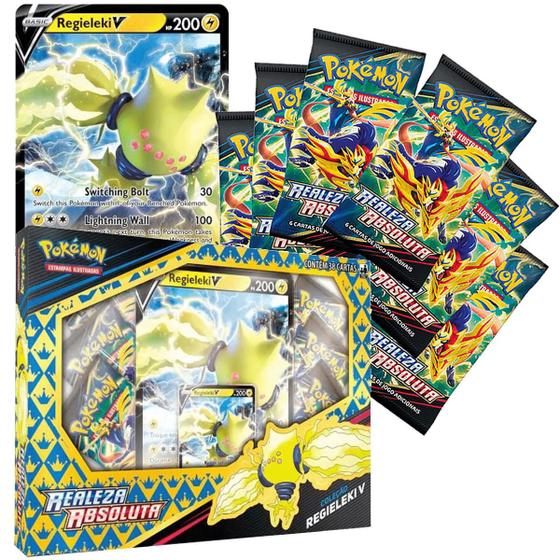 Pokémon Coleção Box de Batalha Regielek Realeza Absoluta TCG - Copag ...
