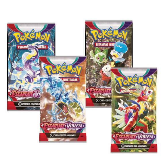 Pokémon Ev01 Booster - Escarlate E Violeta - Copag - Deck de Cartas ...