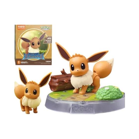 Pokémon Pikachu Eevee Charmander Greninja Blocos De Construção De ...
