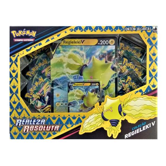 Pokemon Realeza Absoluta Box Regieleki V Galeria de Galar - Copag ...