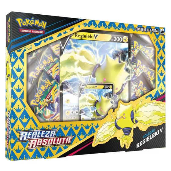 Pokémon Realeza Absoluta Regieleki V E Regidrago V - Copag - Deck de ...