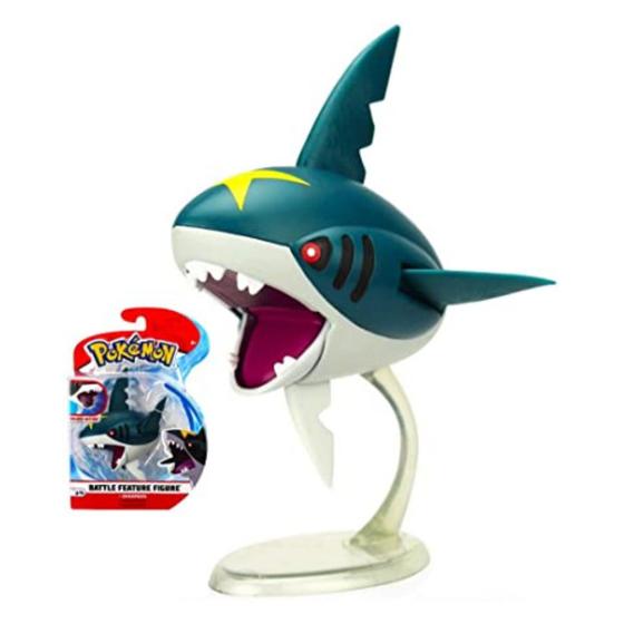 Pokemon Sharpedo Battle Figure Deluxe Action Novo Articulado - Jazwares ...
