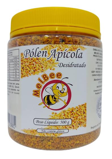 Pólen Apícola Desidratado - Pote 500 g - Apiário Melbee - Comida Vegana / Comida Vegetariana ...