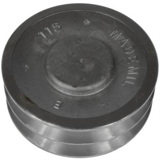 Polia de Alumínio 2 Canais B 6" / 150mm - PAL150B2 - MADEMIL - Polia ...