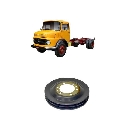 Polia Virabrequim 2 Canais Chapa 1743663 Scania K113 L111 - BRC - Polia ...