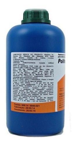 Poliforte Oral 1l - Bovinos Equinos,suinos E Aves - Nutriagro ...