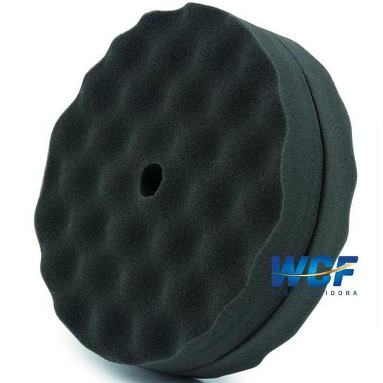 Polimax boina de espuma dupla face lustro 8" preta ondulada - Boina de ...