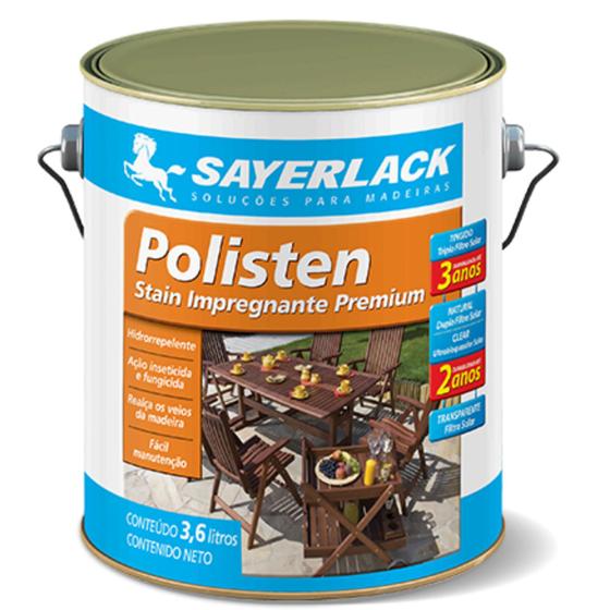 Polisten Sayerlack 3,6l Madeira Stain Premium Cores - Verniz - Magazine ...