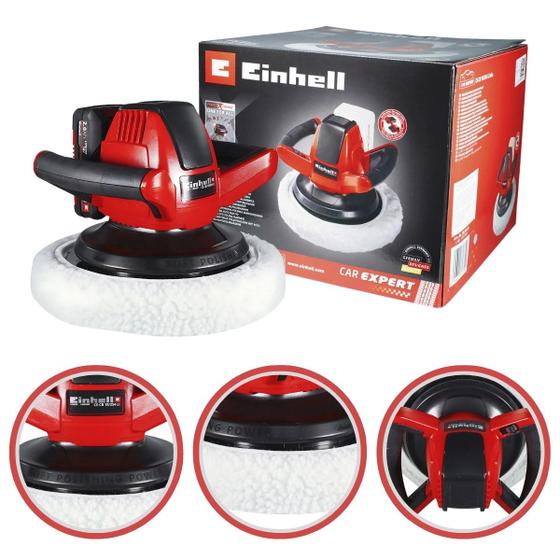 Politriz Automotiva Profissional Máquina Polimento Rotativa Einhell a ...